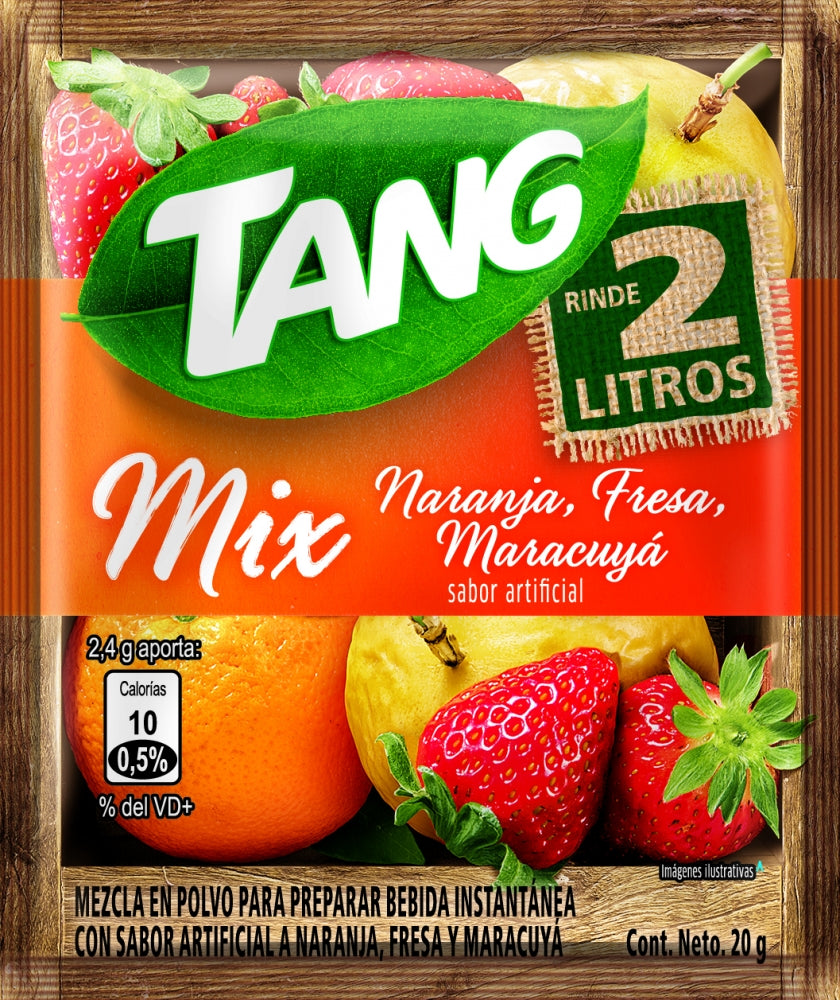 BEBIDA EN POLVO TANG MIX NARANJA FRESA MARACUYA 20 GR – Merkapp