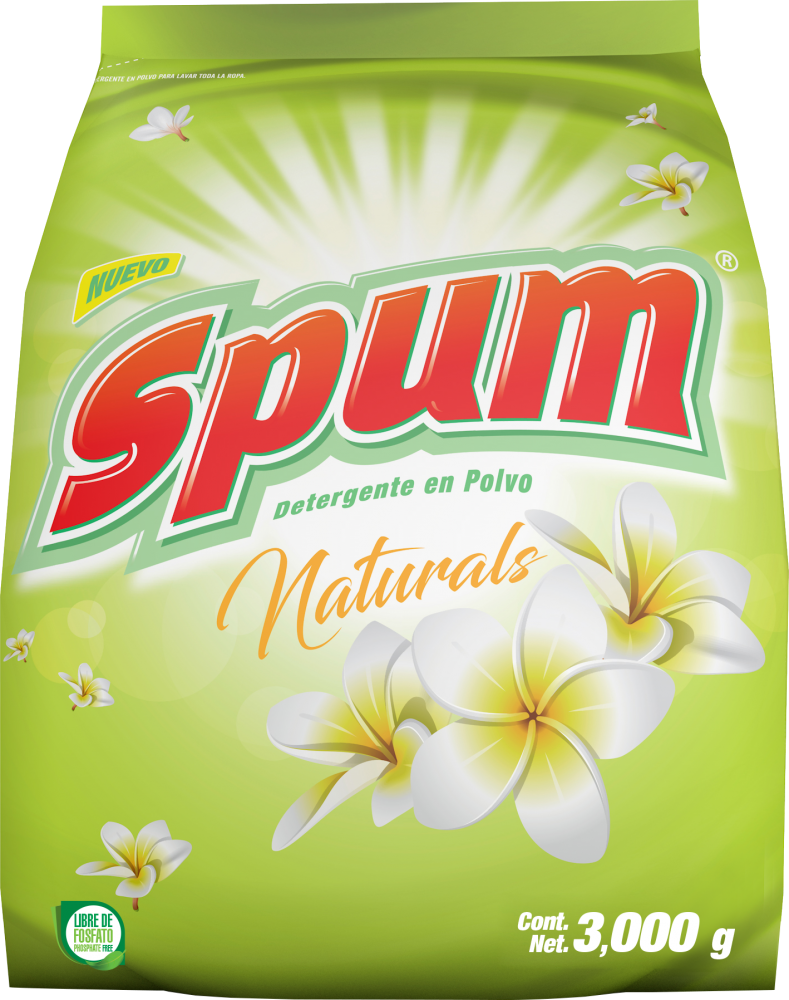DETERGENTE EN POLVO SPUM NATURALS 3000 GR – Merkapp